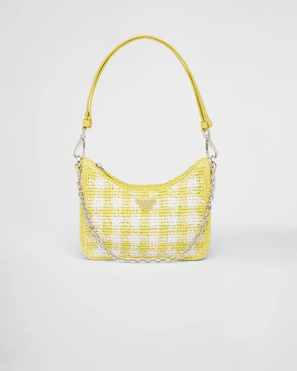 Prada Re-Edition Crochet Mini-Bag - Citron Yellow | Editorialist